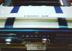 1969 Trans Am Paint Stencil Kits