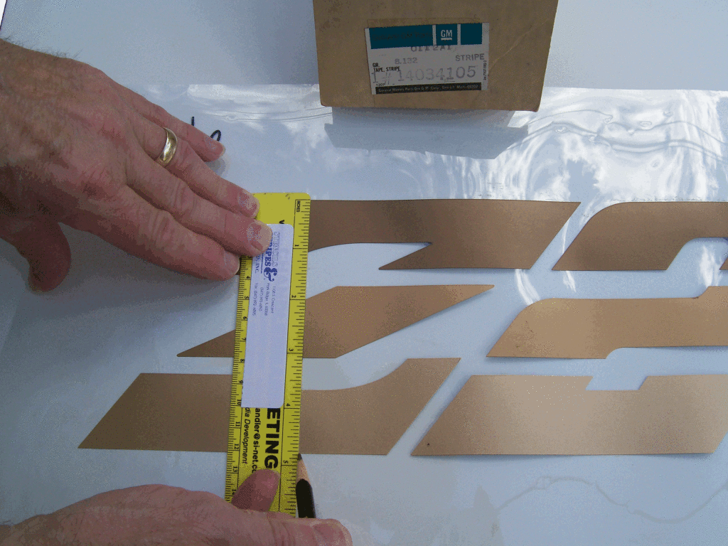 1980-81 Z/28 hood and air induction decal kit