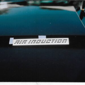 Air Induction Hood Decals