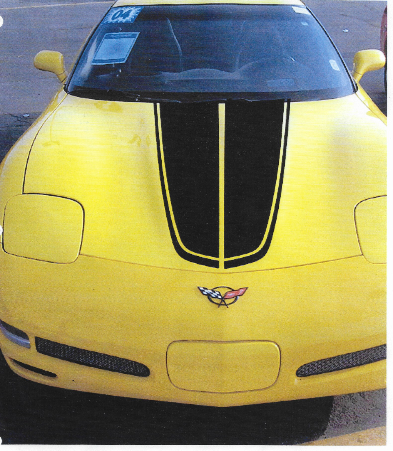Corvette C5 Dual Hood Stripe Kit Version 2 - Stencils And Stripes ...